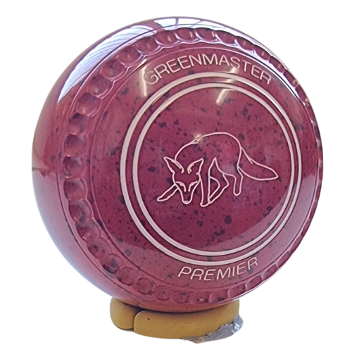 Greenmaster Premier Size 2 Cherry Red - Gripped | hunterbowls (NZ)