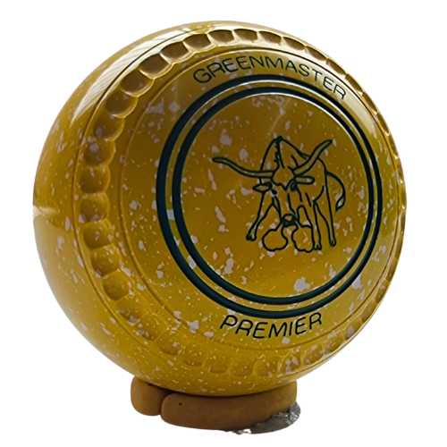 Greenmaster Premier Size 3 Lemon Sherbet - Gripped | hunterbowls (NZ)